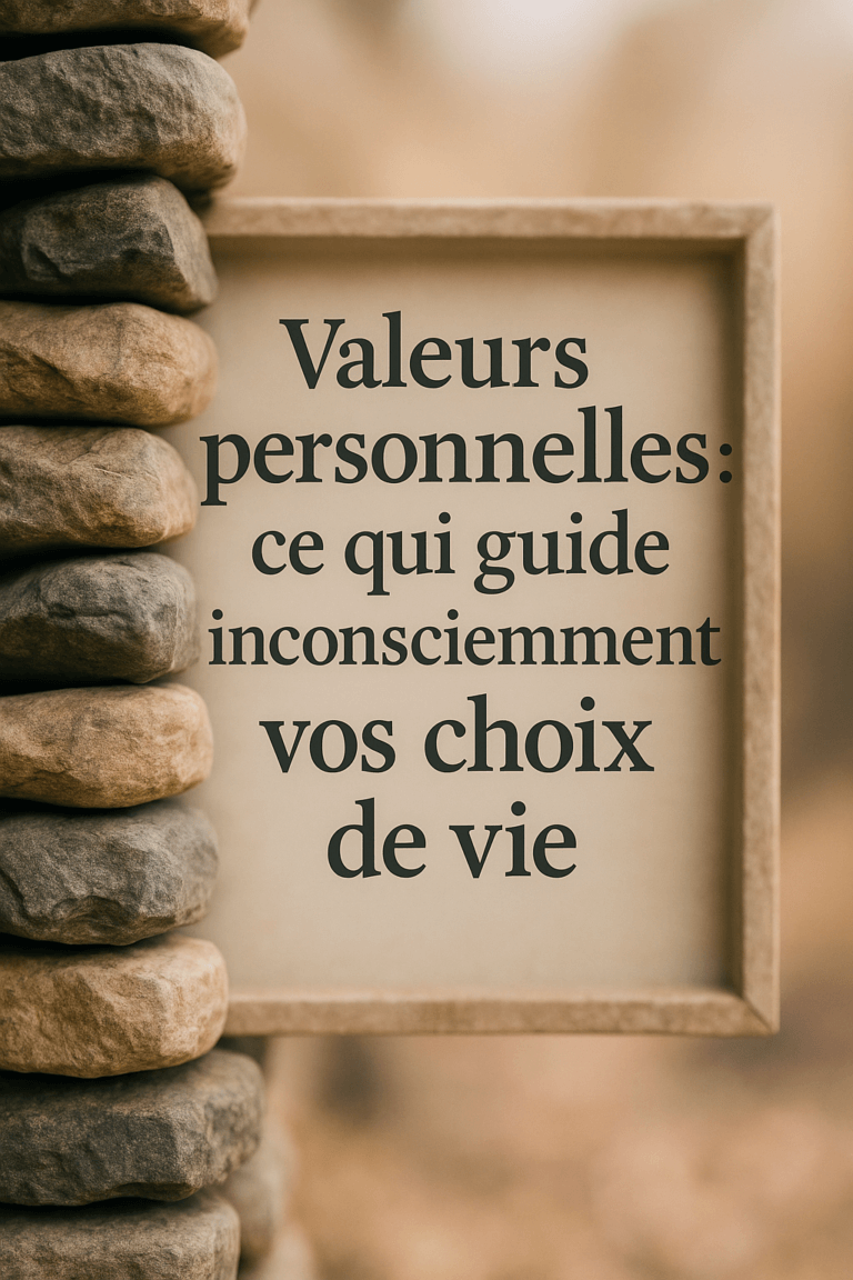 Valeurs personnelles : ce qui guide inconsciement vos choix de vie